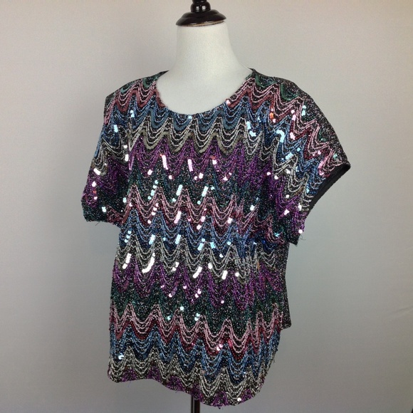 Maggie Lawrence | Tops | Vintage Maggie Lawrence 8s Top Womens Large ...